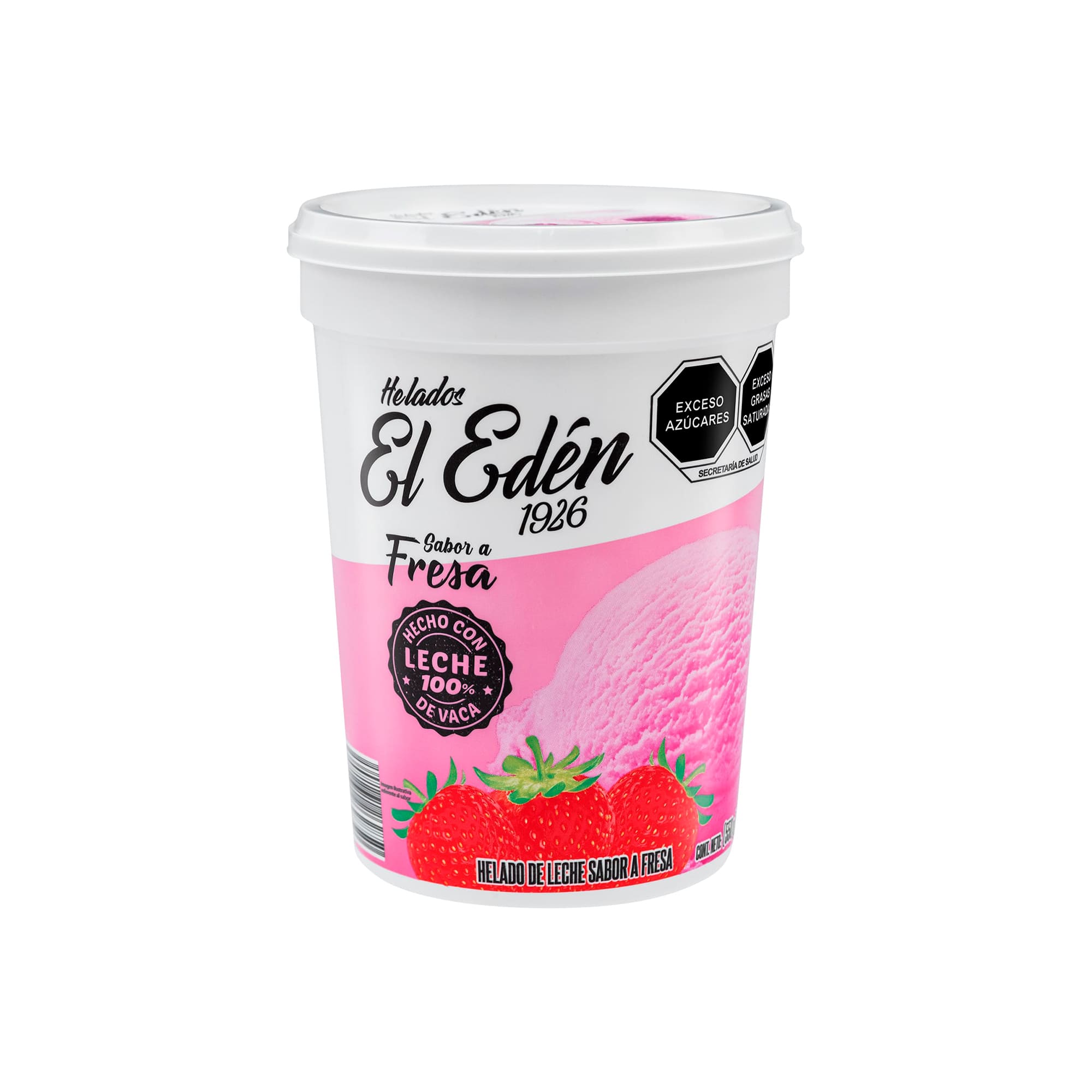 Helado fresa El Edén | Tiendas 3b