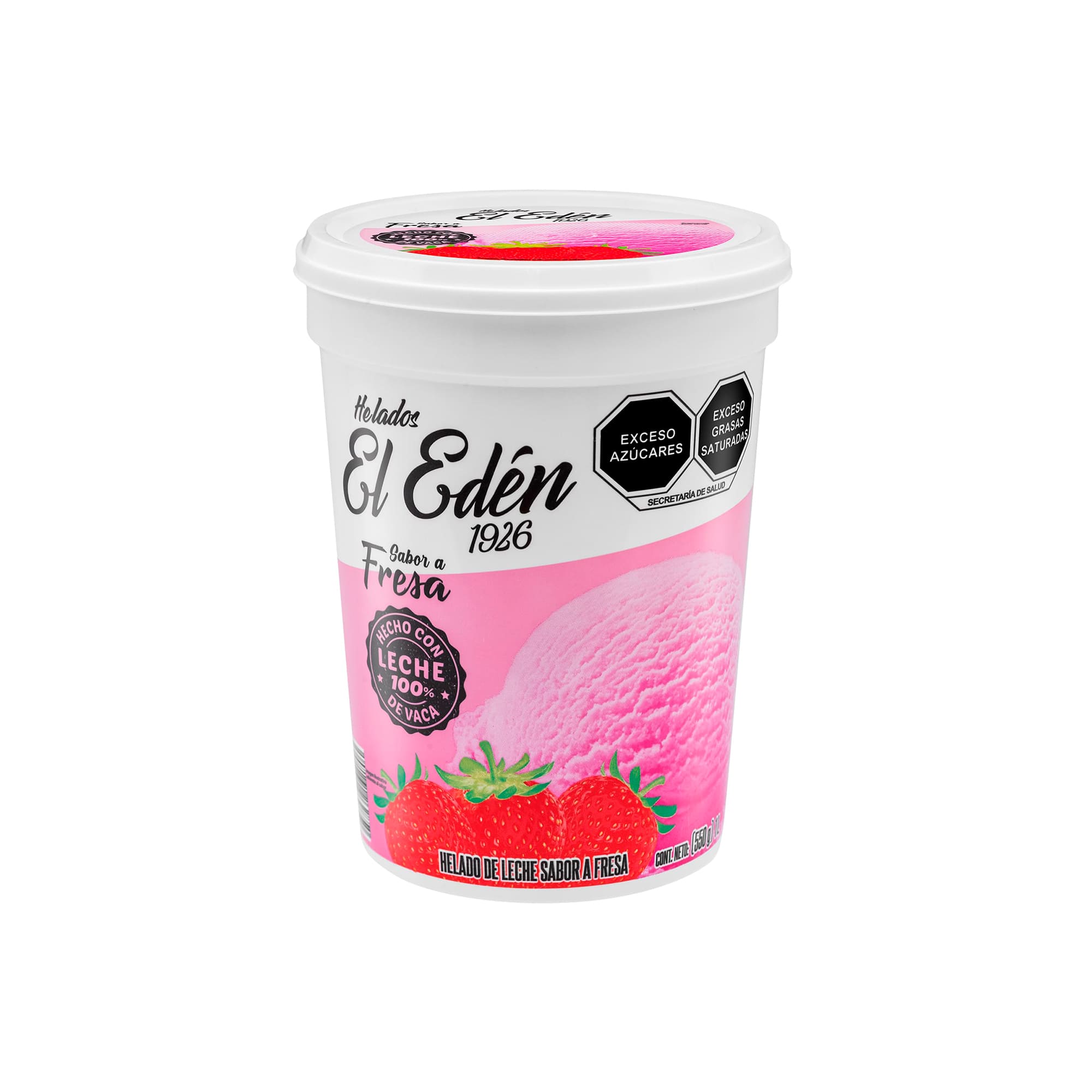 Helado fresa El Edén | Tiendas 3b